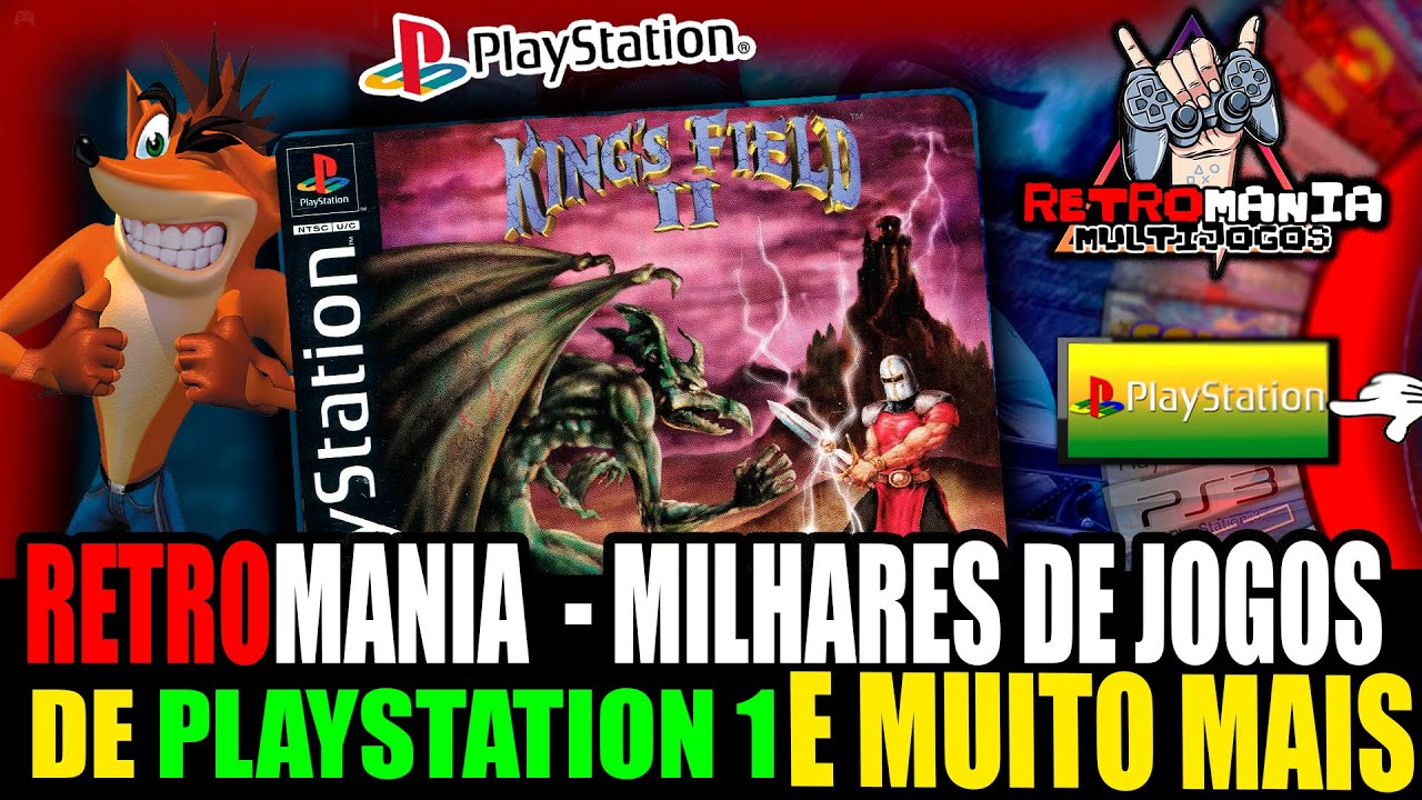 RETROMANIA - SISTEMA MULTIJOGOS PARA VOCÊ TER TODOS OS JOGOS RETRÔ ...