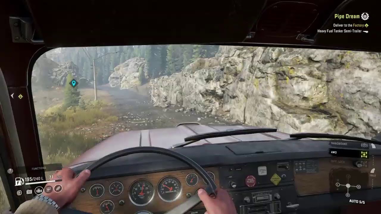 Snowrunner Playing with G29 wheel setup. - YouTube