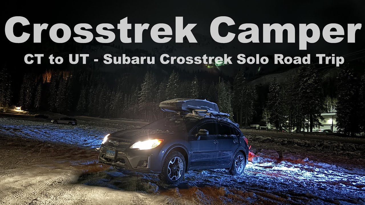 CT to UT in 3 Days! Subaru Crosstrek Solo Road Trip - YouTube