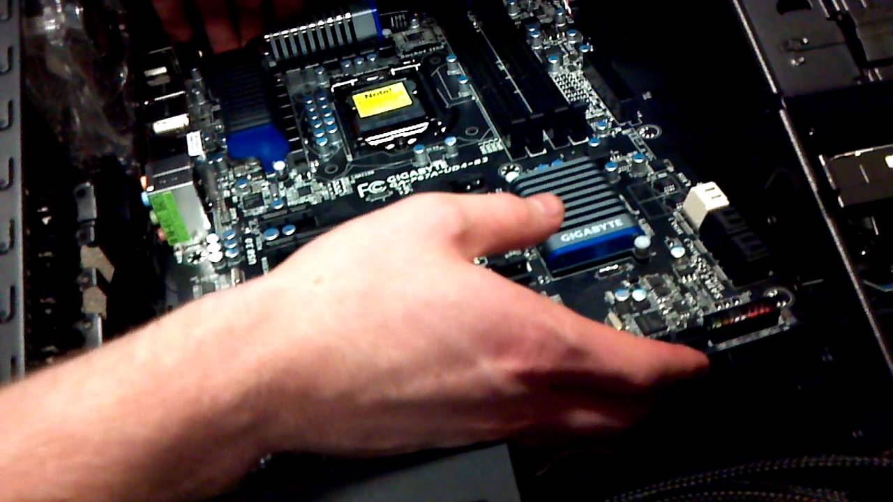 Installing a Motherboard - YouTube
