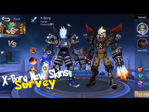 XBORG NEW SKIN! MOBILE LEGENDS XBORG UPCOMING SKIN SURVEY MLBB NEW SKIN ...