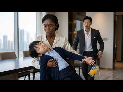 THE BLACK NANNY SAVED THE KOREAN BILLIONAIRE'S SON FROM POISON — THEN HE SAW HER NECKLACE