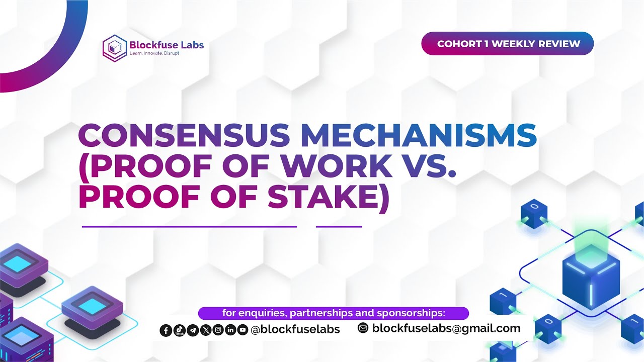 Understanding Consensus Mechanisms: A Deep Dive into PoW and PoS - YouTube