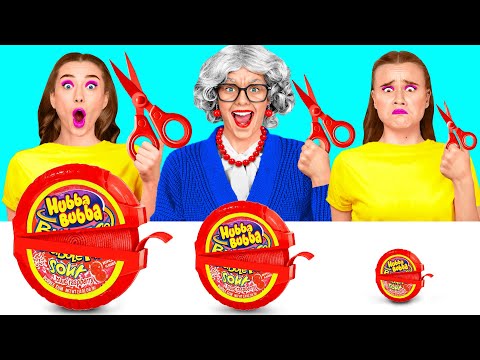 Küçük, Orta ve Büyük Tabak Meydan Okumasi | Mutfakta Komik Durumlar BaRaDa Challenge