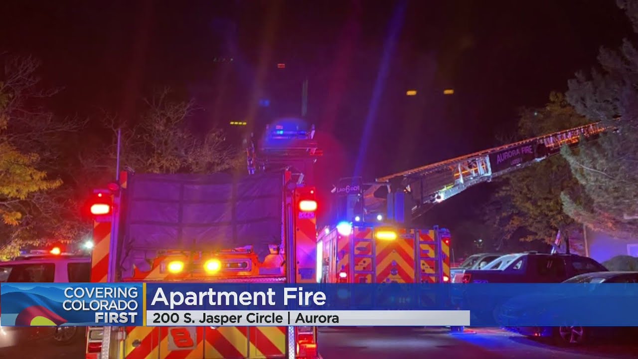1 Rescued From Burning Apartment Building In Aurora - YouTube