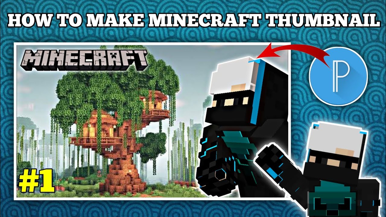 HOW TO MAKE THUMBNAIL FOR MINECRAFT PE | THUMBNAIL FOR MINECRAFT PE | # ...