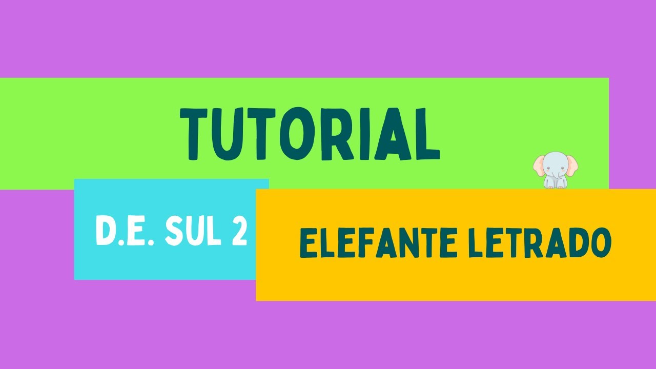 Tutorial Elefante Letrado - YouTube