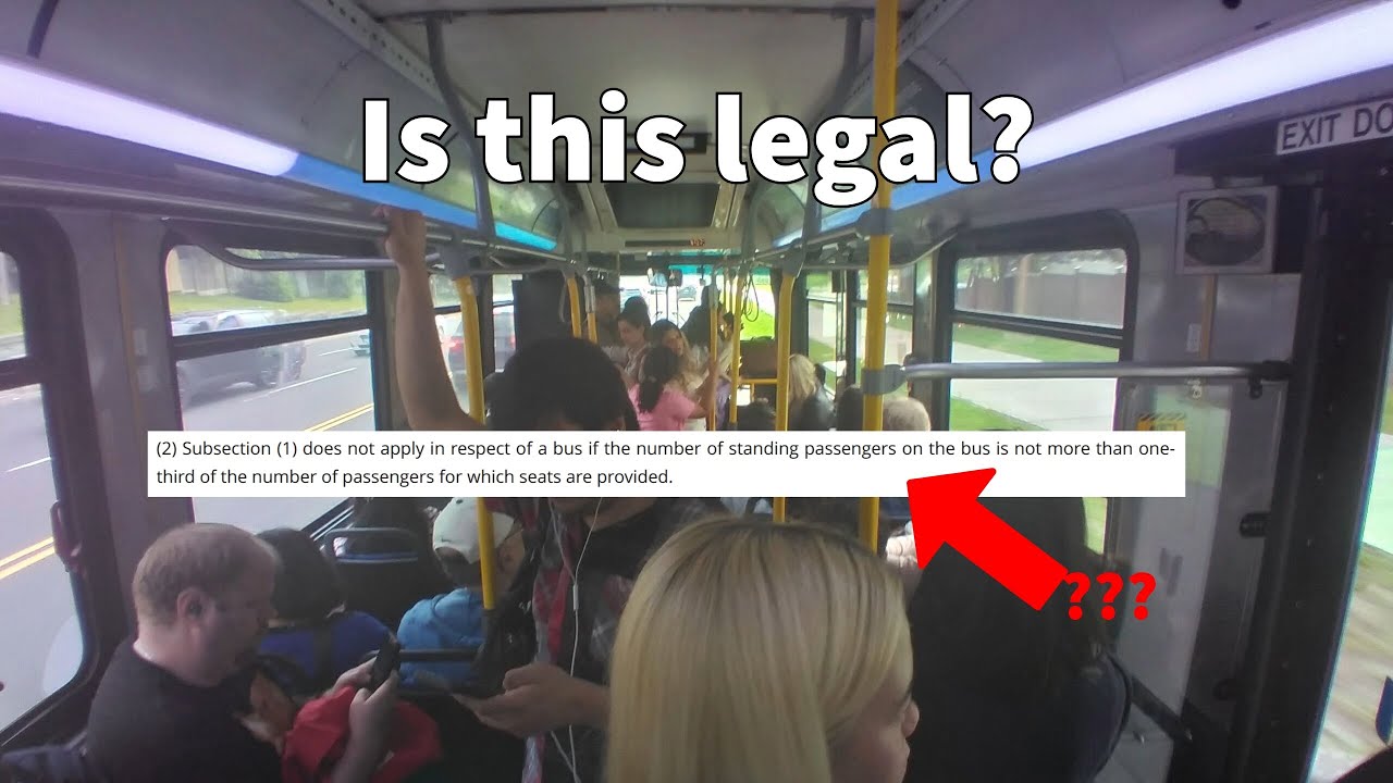How crowded can this Toronto area bus be? - YouTube