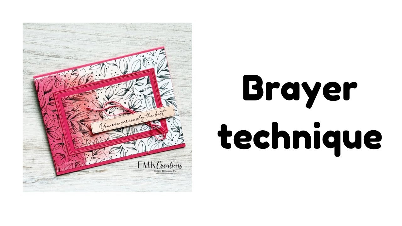 Creative Collab Crew Brayer Technique with EMK Creations - YouTube