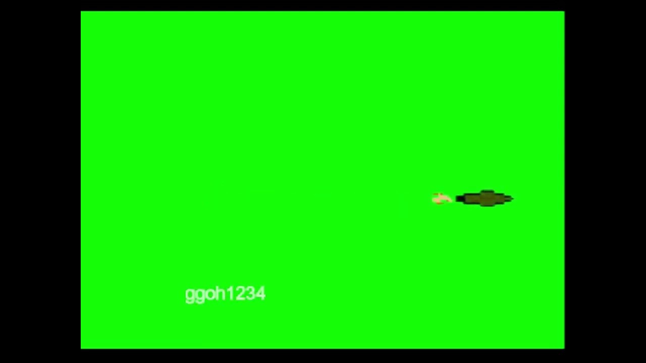 Bazooka launch effect in green screen - YouTube