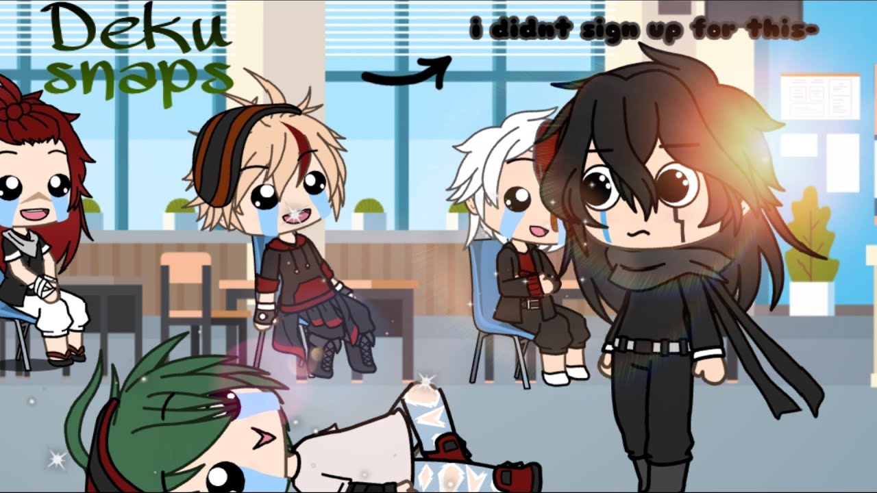 Deku Snaps At Dadzawa ||Bnha|| Gacha Life - YouTube