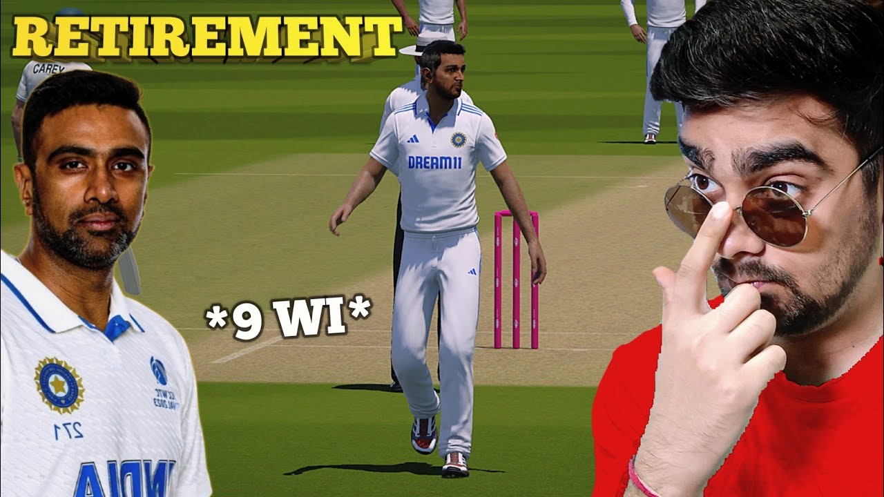 BCCI DIDN'T SO I GAVE ASHWIN A RETIREMENT MATCH - YouTube