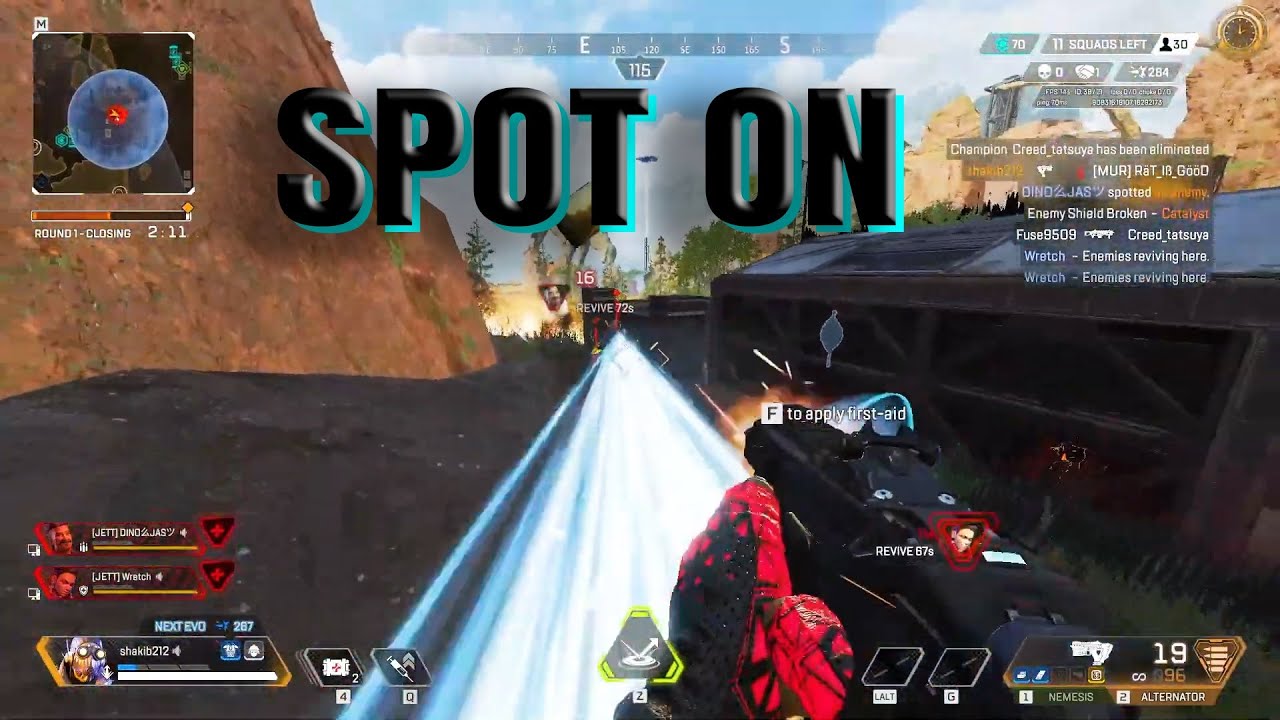 WHEN YOU PERFECTLY USE THE KNOCKDOWN SHIELD IN APEX LEGENDS - YouTube