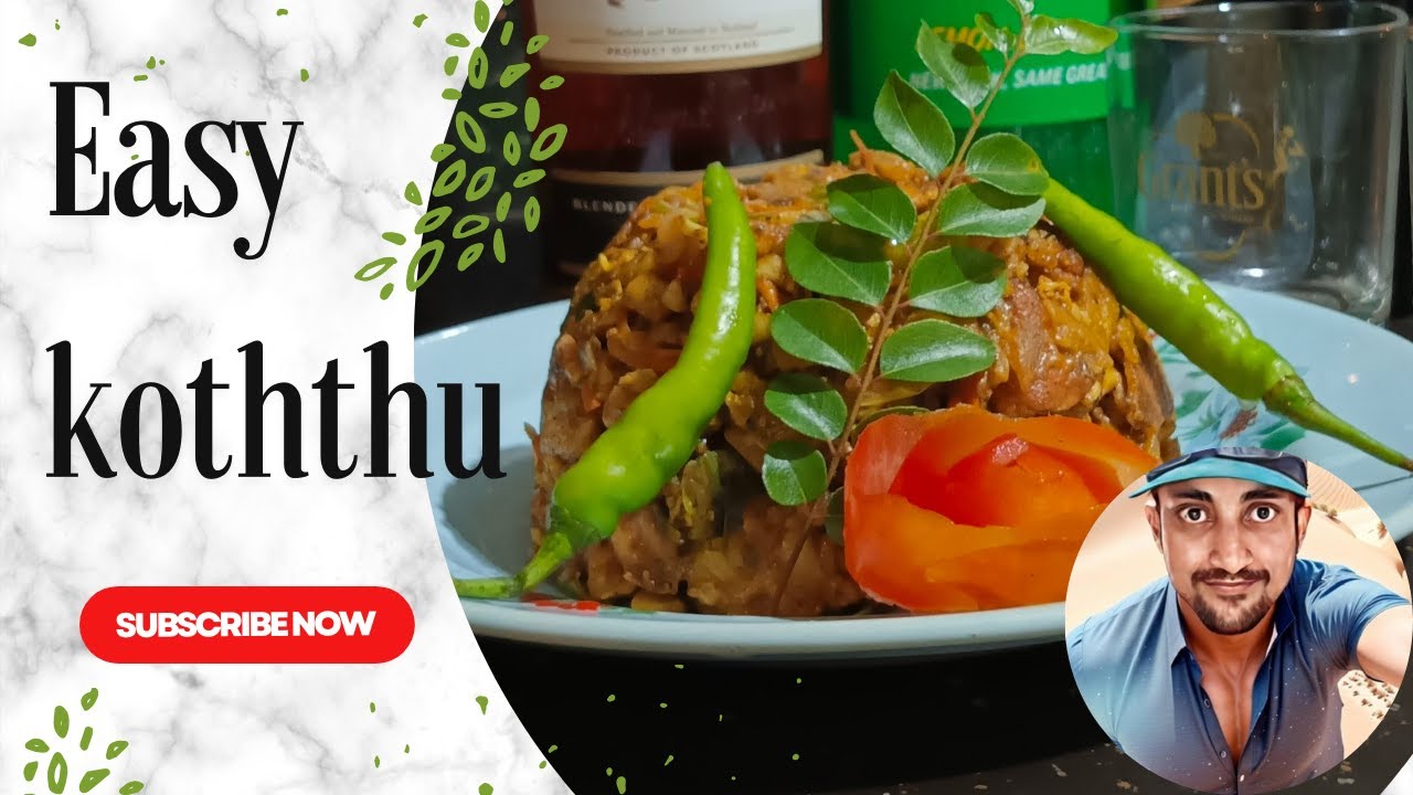 EASY KOTHTHU ROTI ( HOW TO MAKE EASY KOTHTHU ROTI )🍝🍗😋 - YouTube