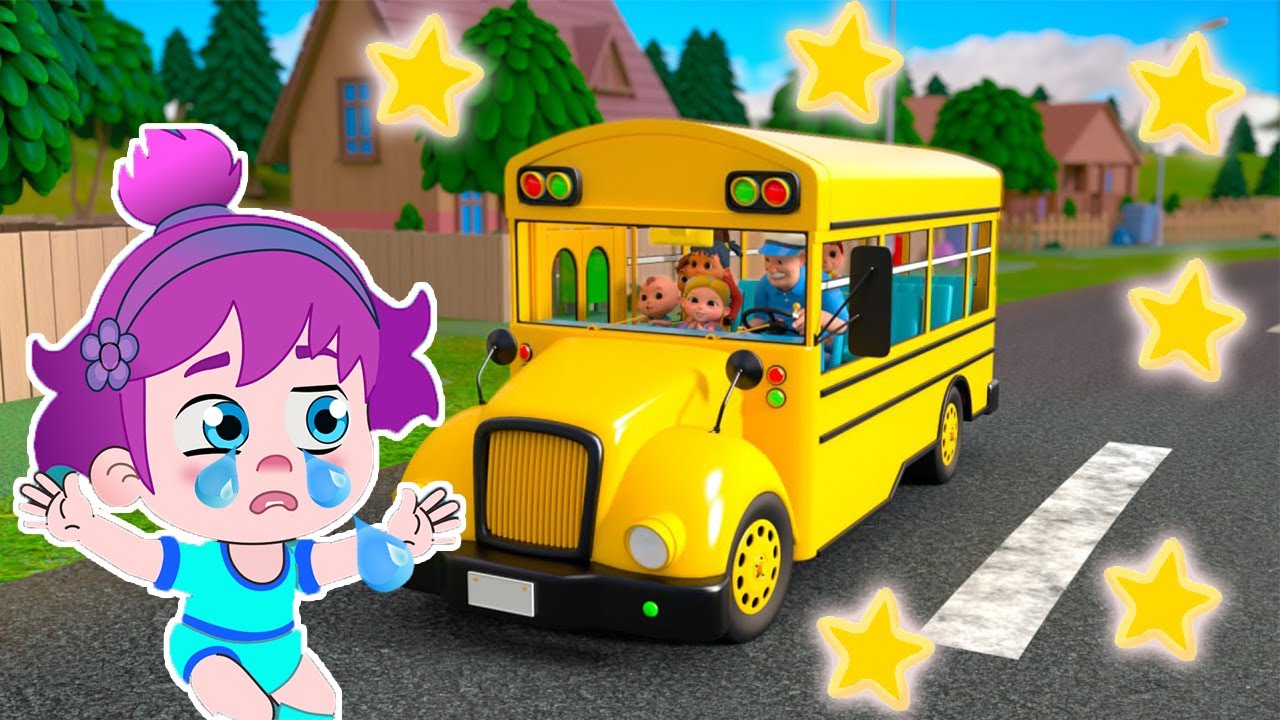 Wheels On The Bus + Old MacDonald Had A Farm Animal sounds Song - Kids ...