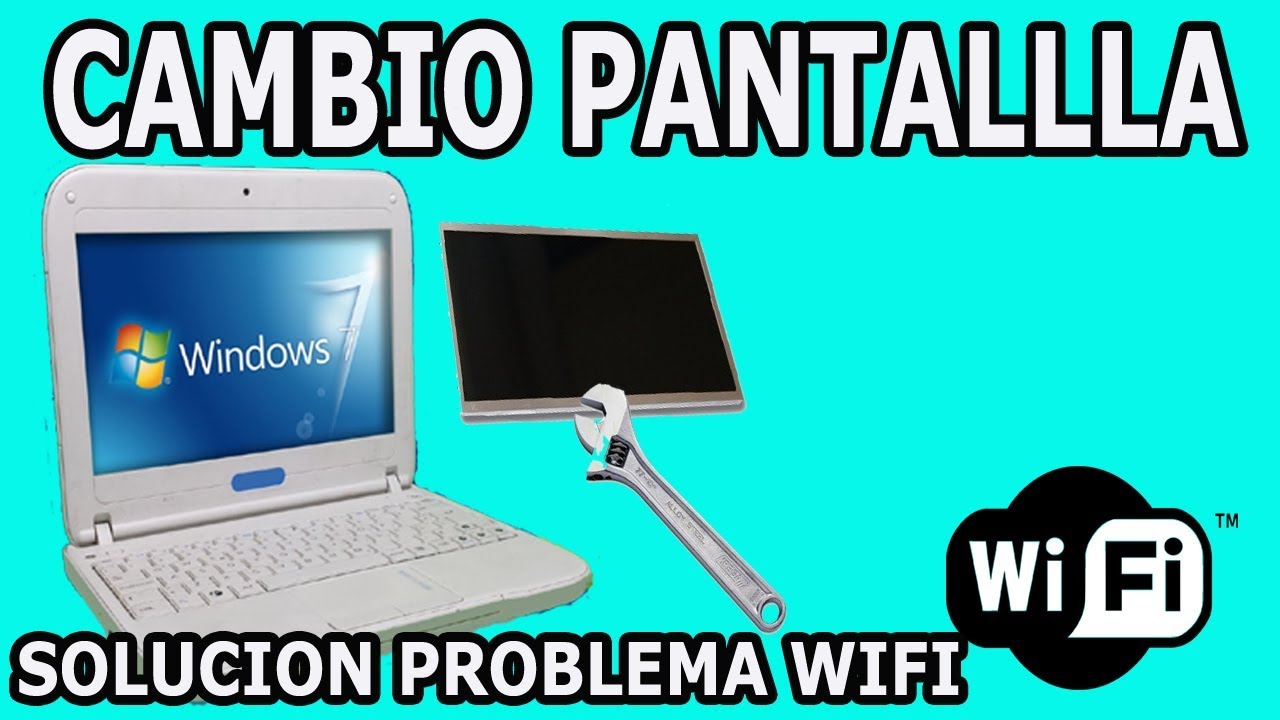 Como Cambiar Pantalla Mini Laptop Canaima mg101a3 y Solucion Problema ...