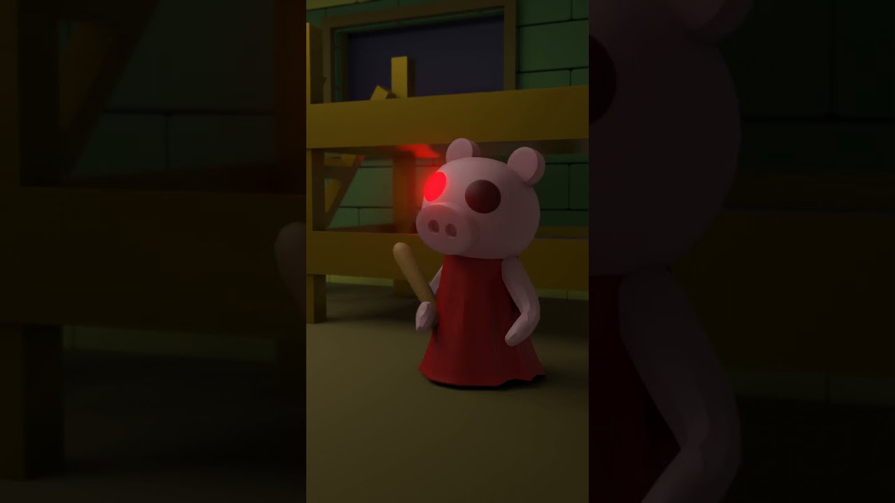 PIGGY RTX piggy ROOM MADE IN BLENDER #shORTS ROBLOX PIGGY BOOK roblox ...