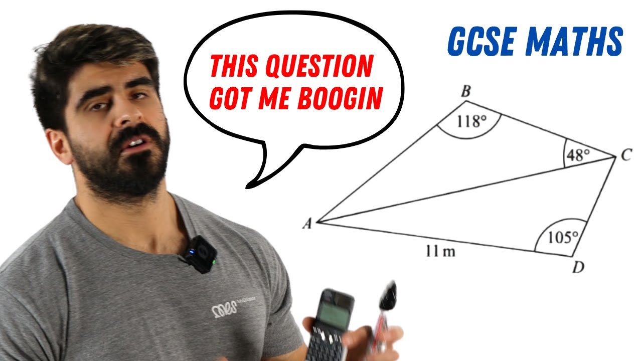 CRAZY Non-Right Angled Trigonometry Question | GCSE Maths - YouTube