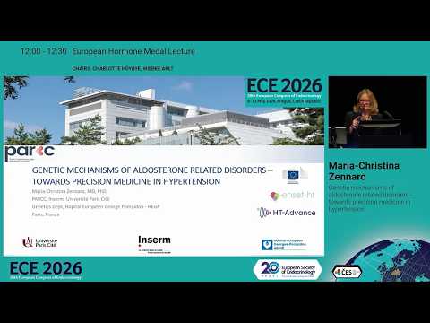 Genetic mechanisms of aldosterone related disorders - Maria-Christina Zennaro (Award session)