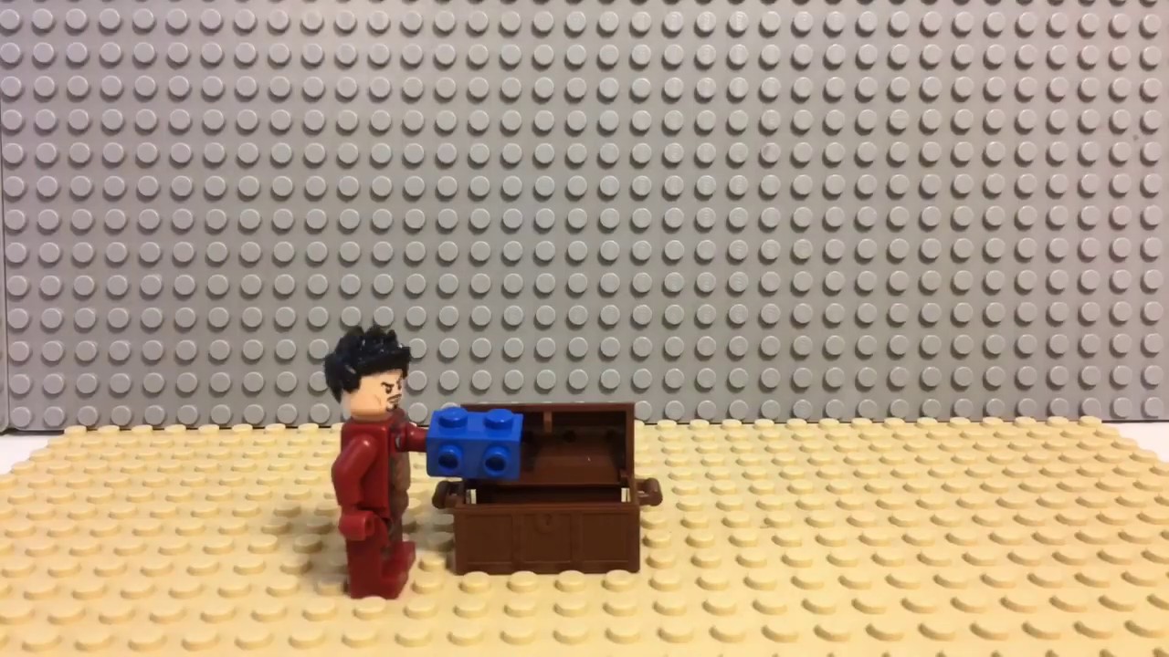 LEGO Iron man build the blue mech in time lapse - YouTube