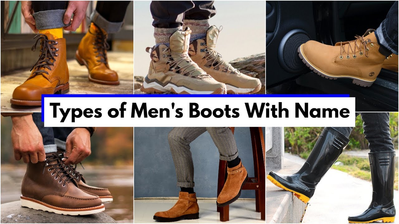 Types Of Boots for Men - Names for Boots for Gents - Types of Men Shoes ...