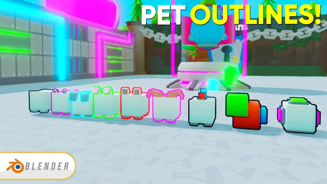 How To Make Pets With Outlines... (Roblox) - YouTube