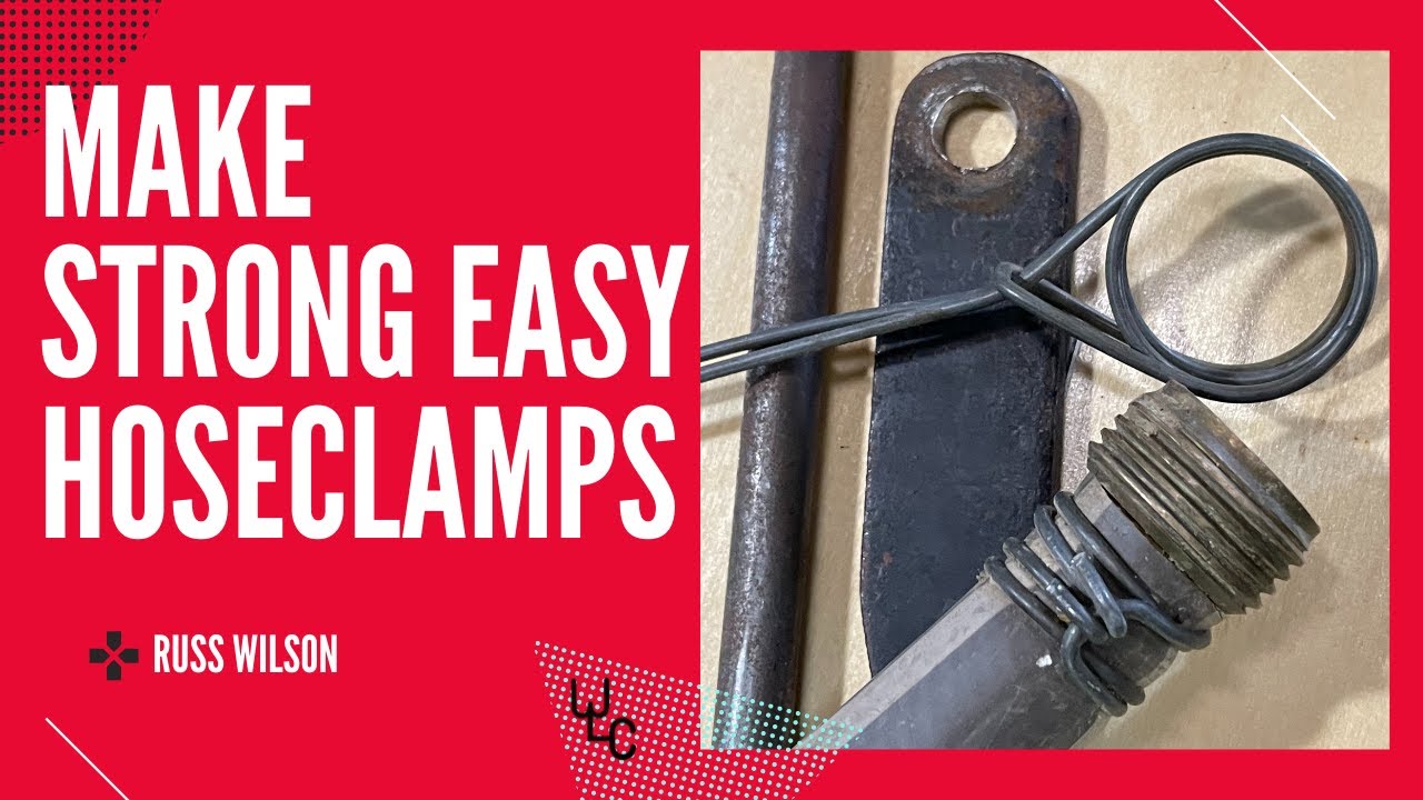 DIY Hose Clamps for pipe, hoses, hammer handles, endless - YouTube