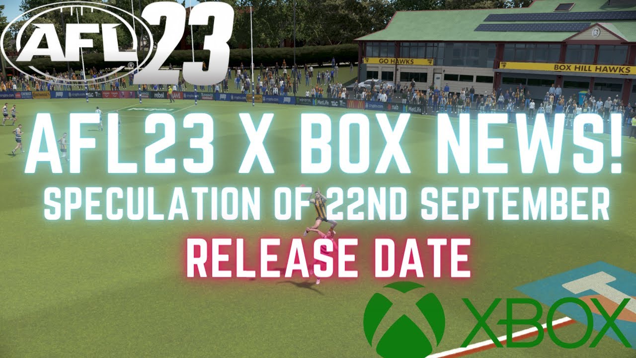 AFL23 X Box release UPDATE - 19th September - YouTube
