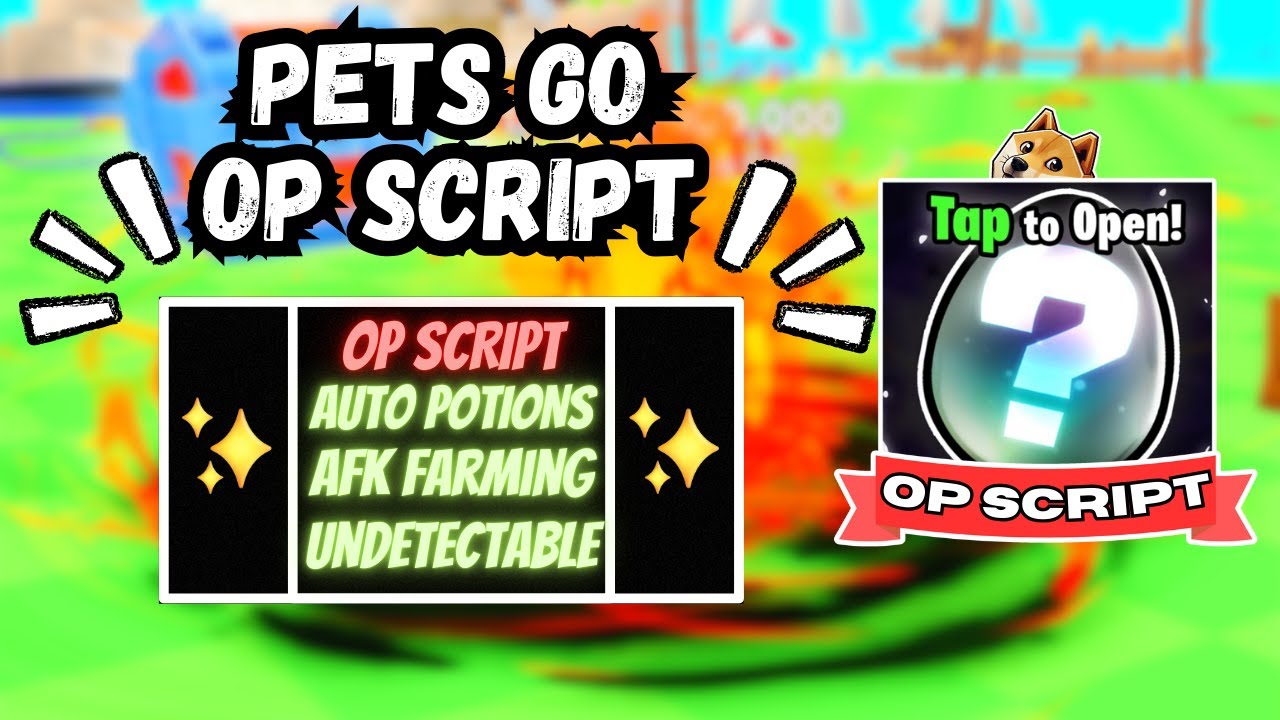 *NEW* PETS GO Script (PASTEBIN 2024) (HALLOWEEN EVENT FARM ,VENDING ...
