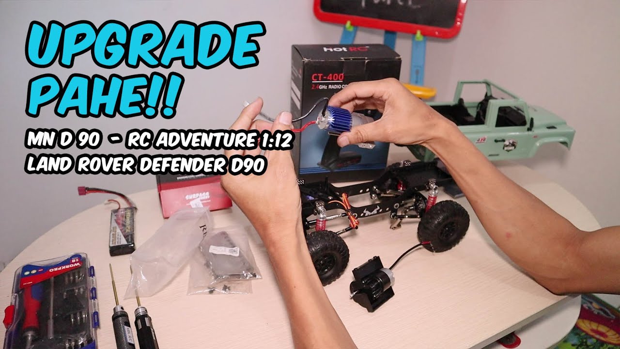 Upgrade MN D-90 rc adventure 1/12 ( Landrover Defender ) upgrade paket ...
