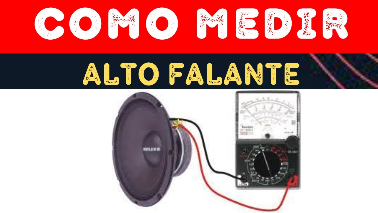 Como Testar Alto Falante Com Multimetro - RETOEDU