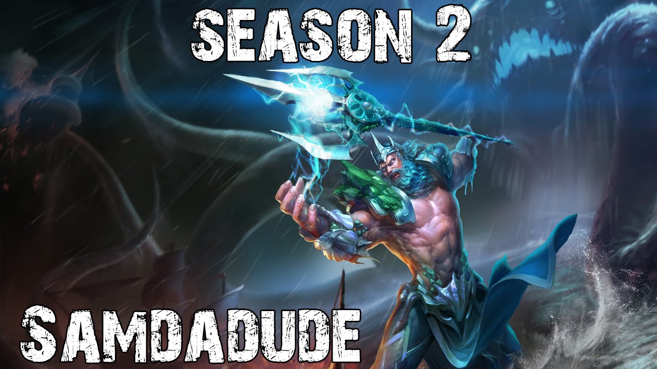 Smite: SamDaDude - Poseidon Vs Janus - League Match 5vs5 - S2 - YouTube