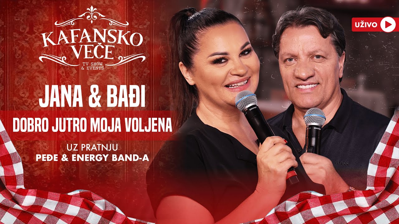 JANA & BADJI - DOBRO JUTRO MOJA VOLJENA | UZIVO | (PEDJA & ENERGY BAND) | 2024 | KAFANSKO VECE ...
