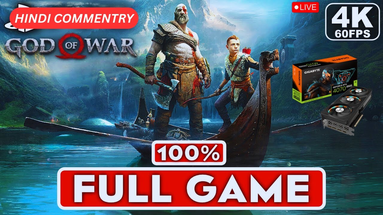 GOD OF WAR 4 REMASTERED PC [RTX 4070 SUPER] LIVE FULL GAME [4K 60FPS ...