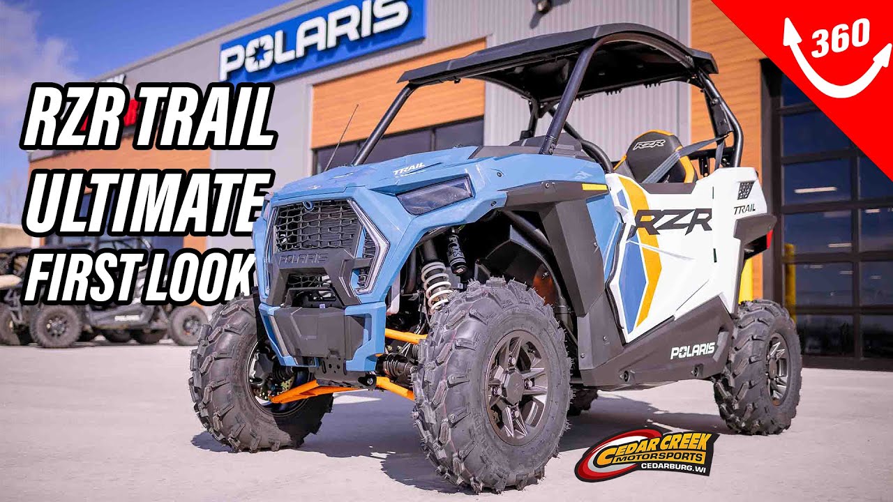 2024 Polaris® RZR Trail Ultimate in Storm Blue Walkaround - YouTube