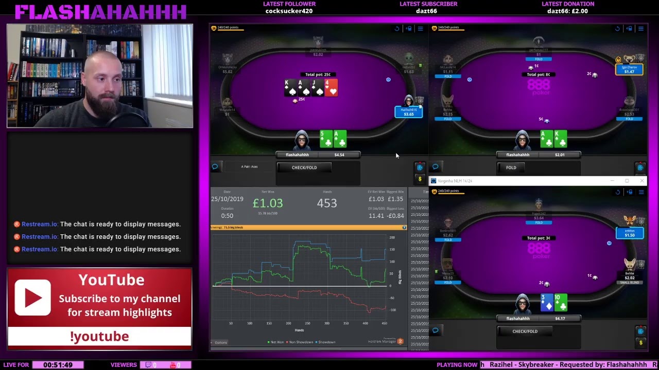 NL2 100k hands LIVE STREAM #7 - YouTube