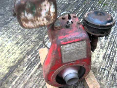 villiers 4 stroke stationary engine - YouTube