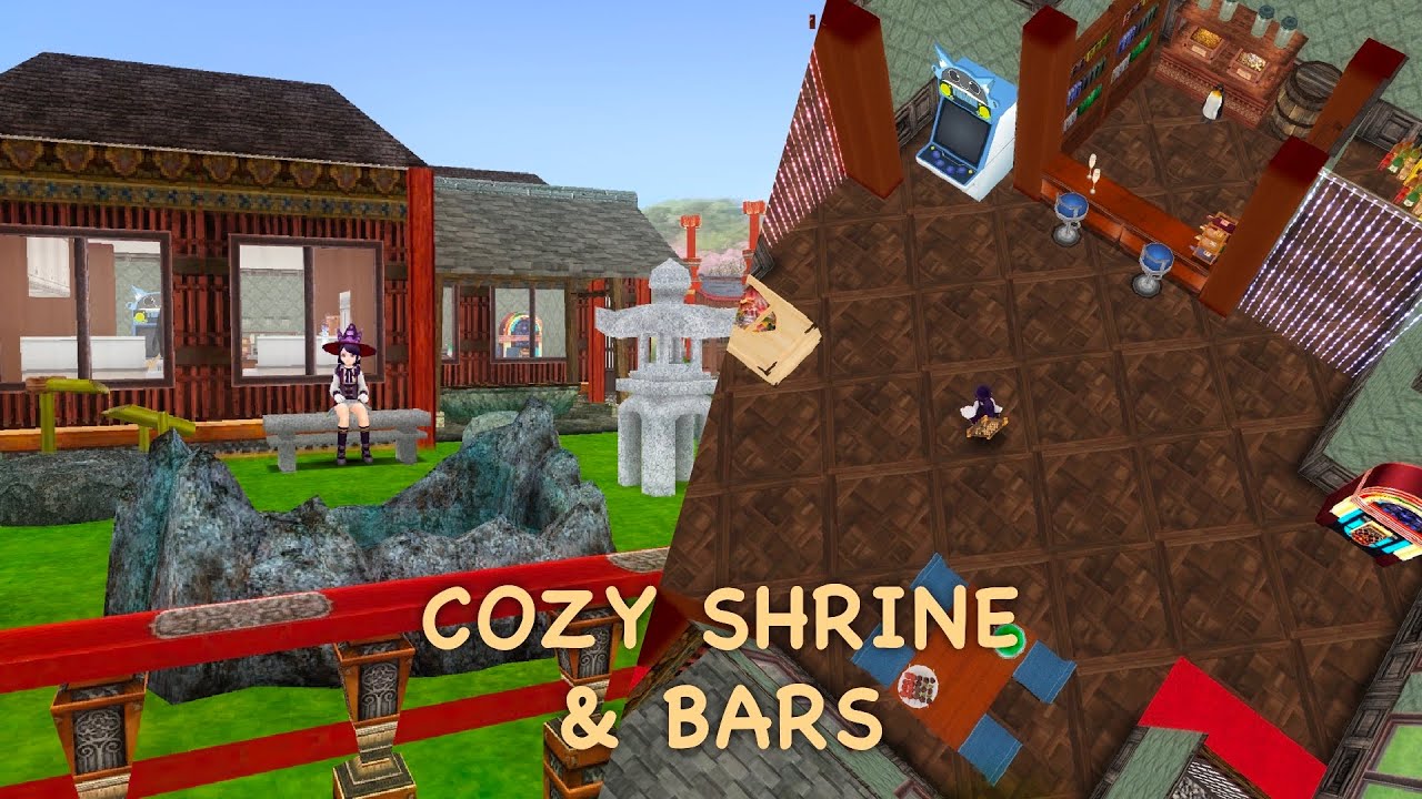 Build a classic shrine and Cozy Bar in Sakura Bloom House Theme in ...