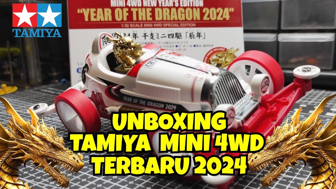 UNBOXING dan Rakit Tamiya Mini 4WD New Year's Edition Year Of The ...