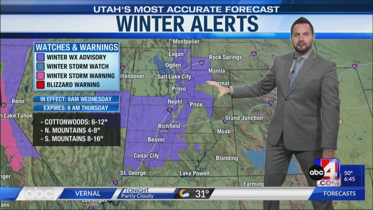 Utah's Most Accurate Weather Forecast with ABC 4 Meteorologist Nate ...