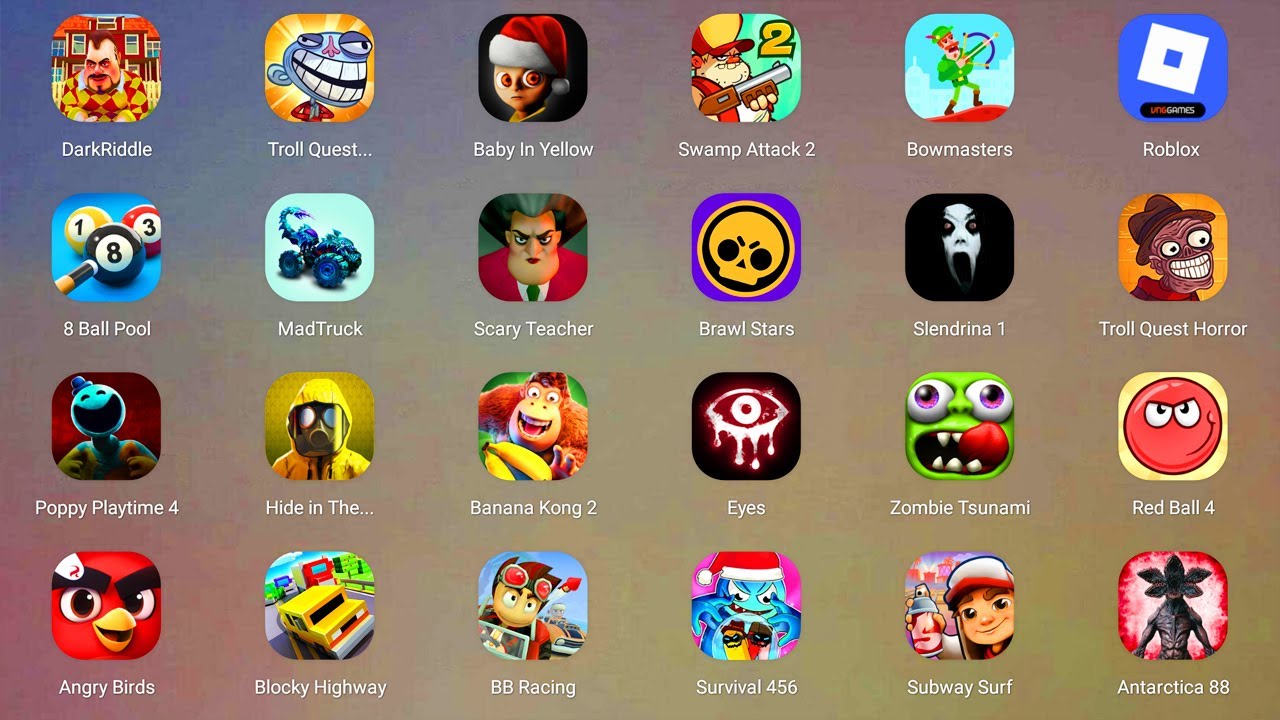 Roblox,Poppy Playtime 5,Red Ball Super Run,Beach Buggy Racing,The Baby ...