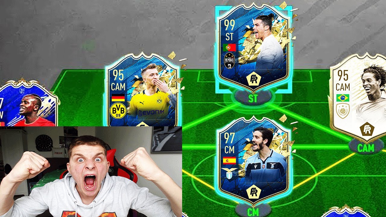 RONALDINHO + GATTUSO + GERRAD ICON in 195 Rated TOTS Fut Draft ...