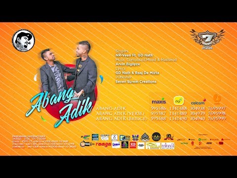 ABANG ADIK | NR-VEEN ft GD NATH | OFFICIAL LYRICAL VIDEO