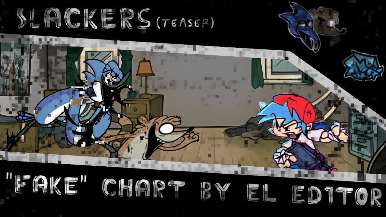 Slackers (teaser) - Fake chart || FNF - Pibby Apocalype || Vs Mordecai ...