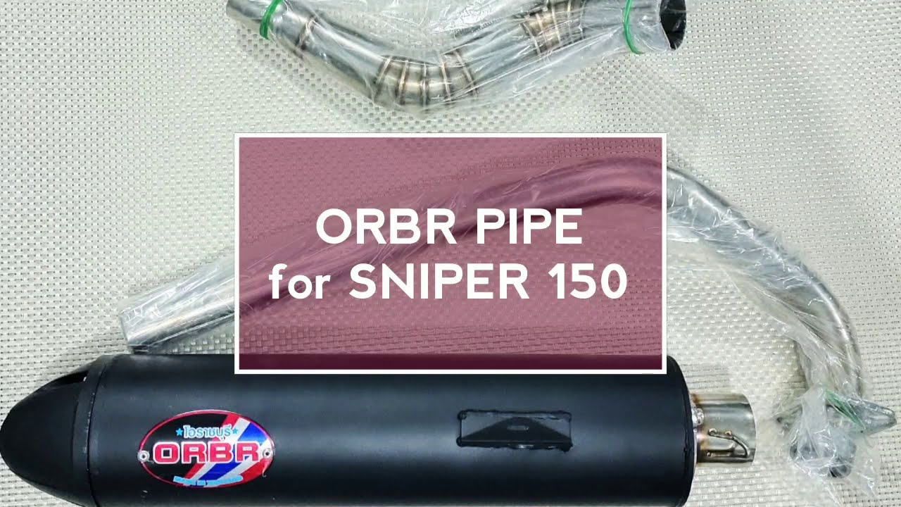ORBR Chicken Pipe Soundtest on Sniper 150 - YouTube