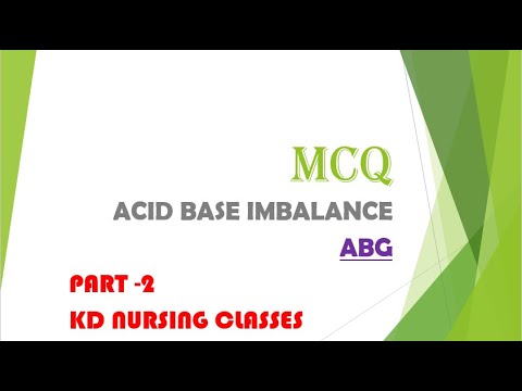 TOP 10 ABG MCQ||ABG mcq question with solution||Arterial blood gas part-2||KD Nursing Classes ...