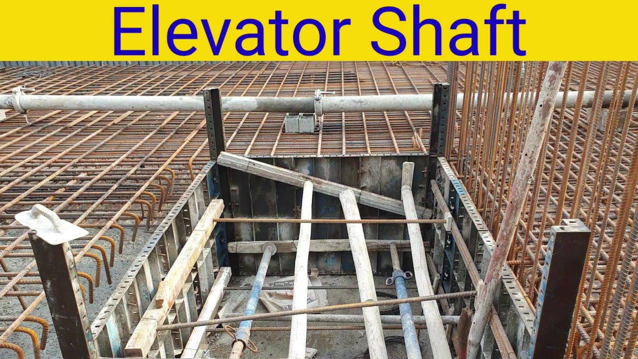 A visit of elevator shaft/ Fondation reinforcement/Shear wall - YouTube