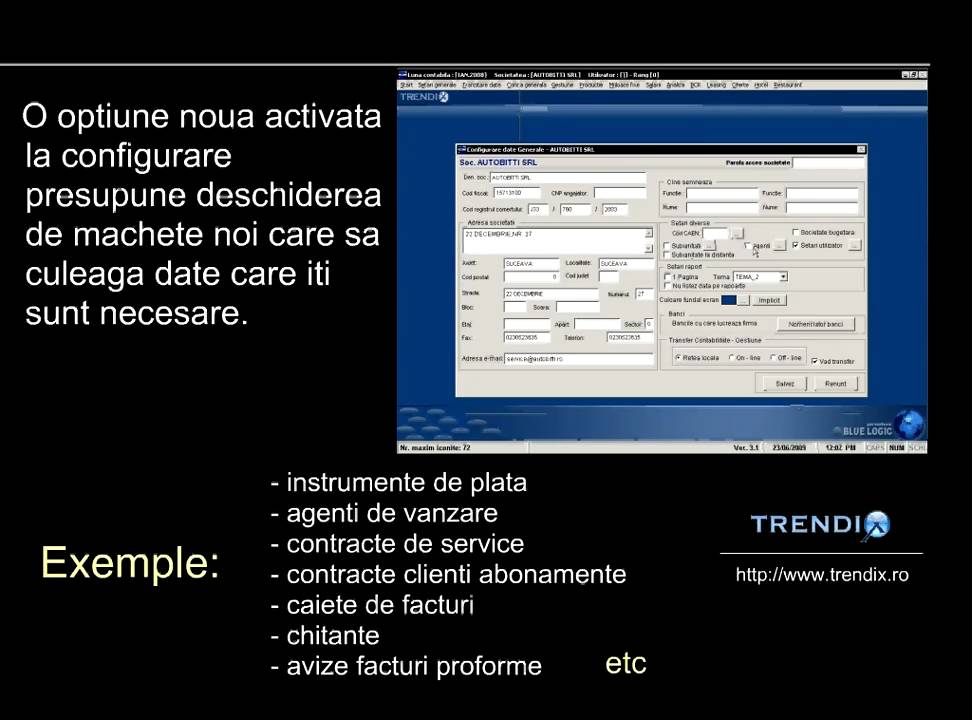 TRENDIX - Program de contabilitate - YouTube
