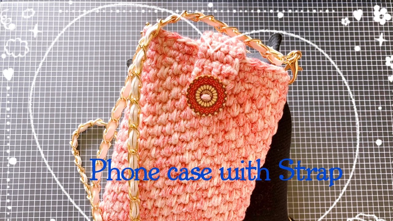 How to Crochet Phone Case for Beginners [ Tagalog Tutorial ] part 2 ...