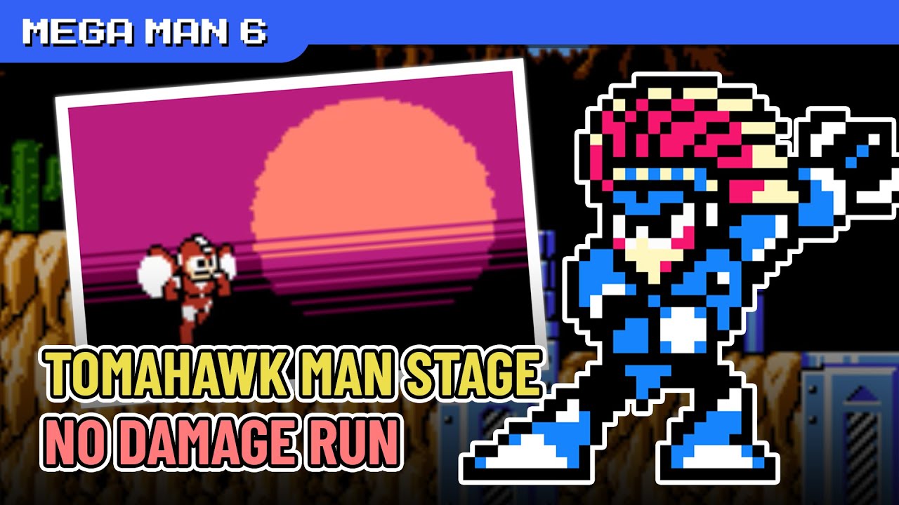 Mega Man 6: Tomahawk Man - No Damage - YouTube